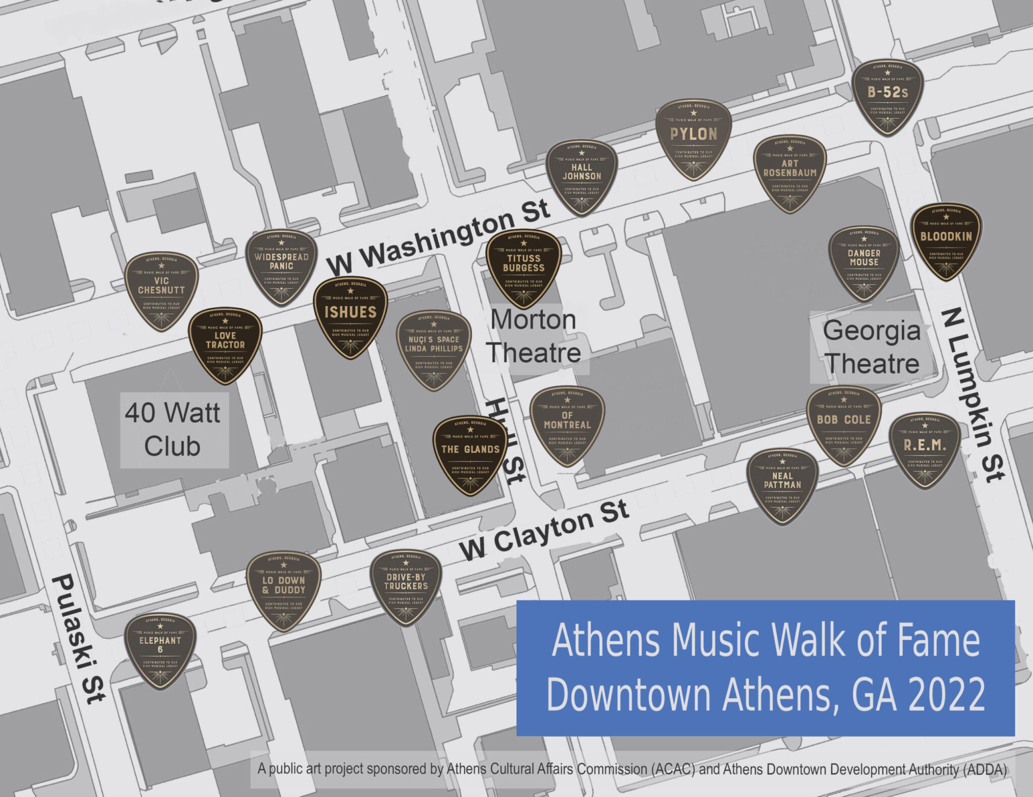 2022 Athens Music Walk of Fame plaques installed - Athens Cultural ...